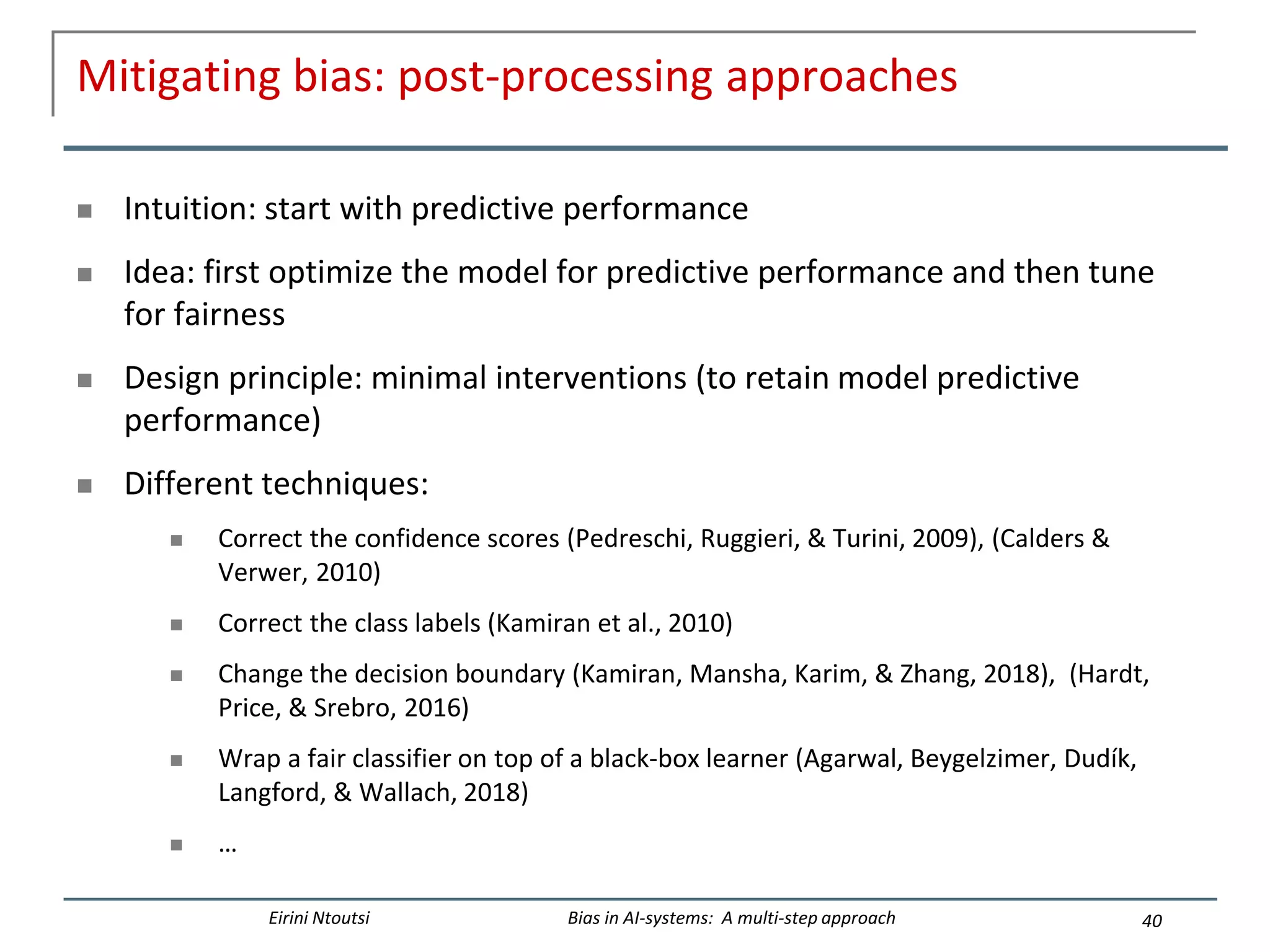 Bias in AI-systems: A multi-step approach | PDF