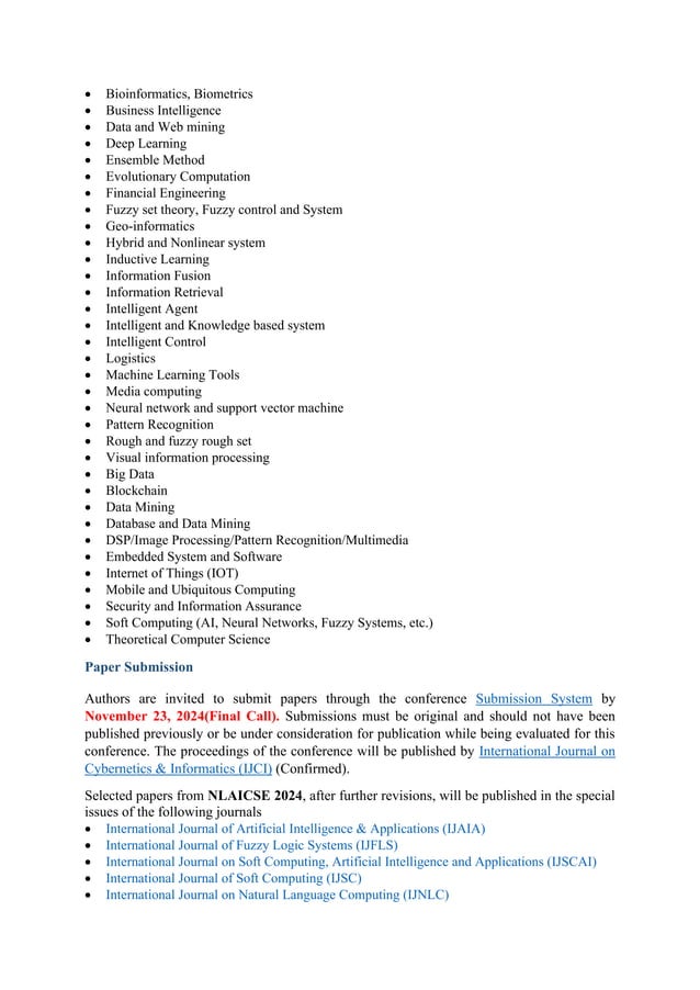 International Conference on NLP, AI, Computer Science & Engineering ...