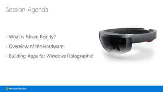 Building Mixed Reality Experiences for Microsoft HoloLens in Unity | PPT