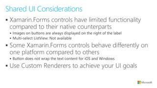 Lessons Learned from Real World Xamarin.Forms Projects | PPT