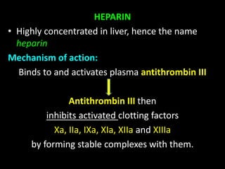 25.anticoagulants | PPTX