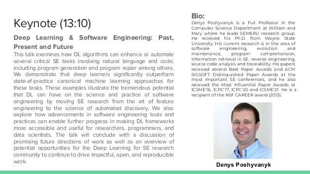 NL-based Software Engineering (NLBSE) '22 | PPT