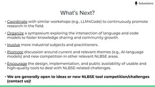 The 3rd Intl. Workshop on NL-based Software Engineering | PDF | Web Conferencing | Computer ...