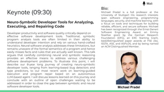 The 3rd Intl. Workshop on NL-based Software Engineering | PDF | Web ...