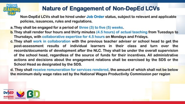 National learning camp NLC-2024-Orientation.pptx | Daycare and Pre ...