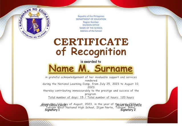 NLC-CERT-FOR-TEACHERS.pptx | Professional School | Postgraduate Education