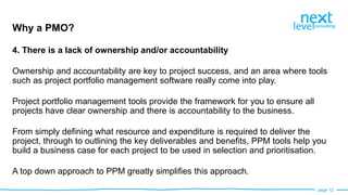 PMO Setup with Microsoft Project Online | PPTX