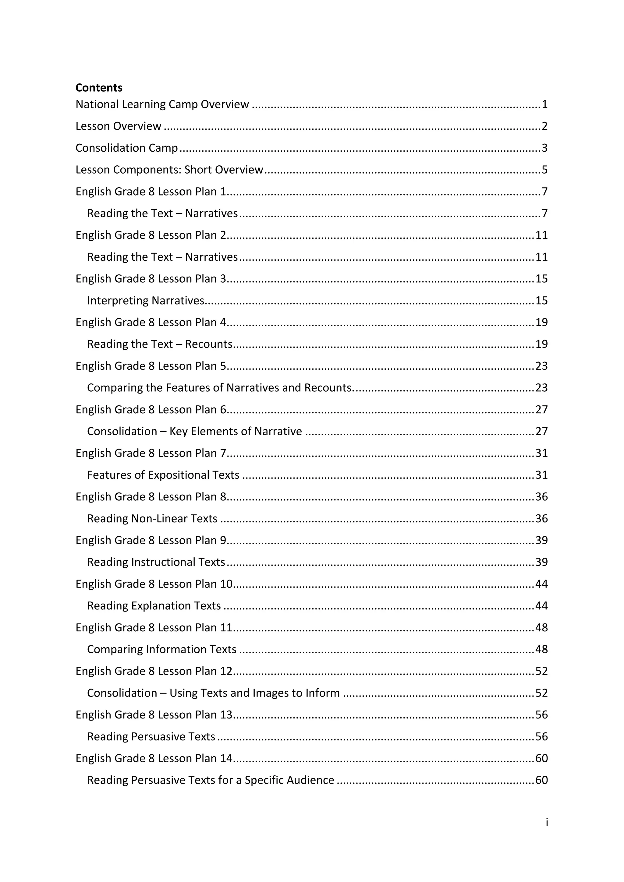NLC23 - Grade 8 Consolidation English Lesson Plan - Final.pdf