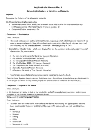 NLC23 - Grade 8 Consolidation English Lesson Plan - Final.pdf