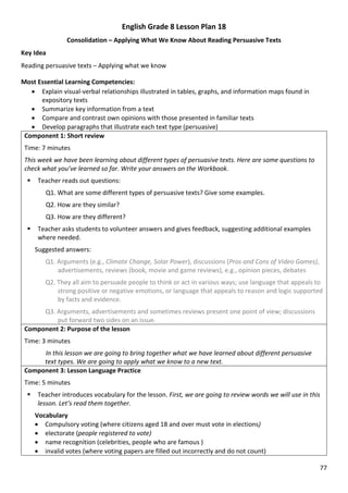 NLC23 - Grade 8 Consolidation English Lesson Plan - Final.pdf
