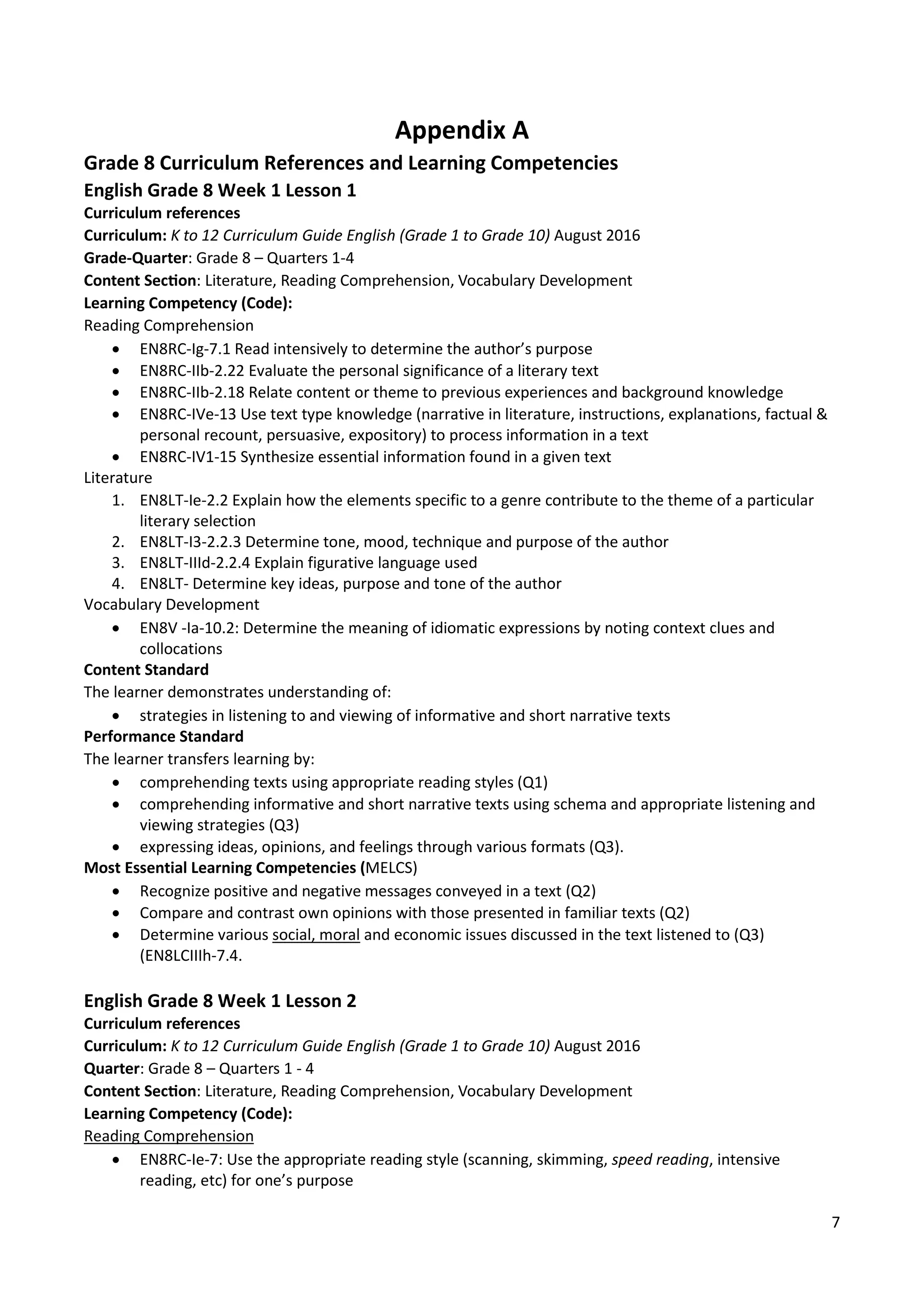 NLC23 - Grade 8 Consolidation English Notes to Teachers - Final.pdf