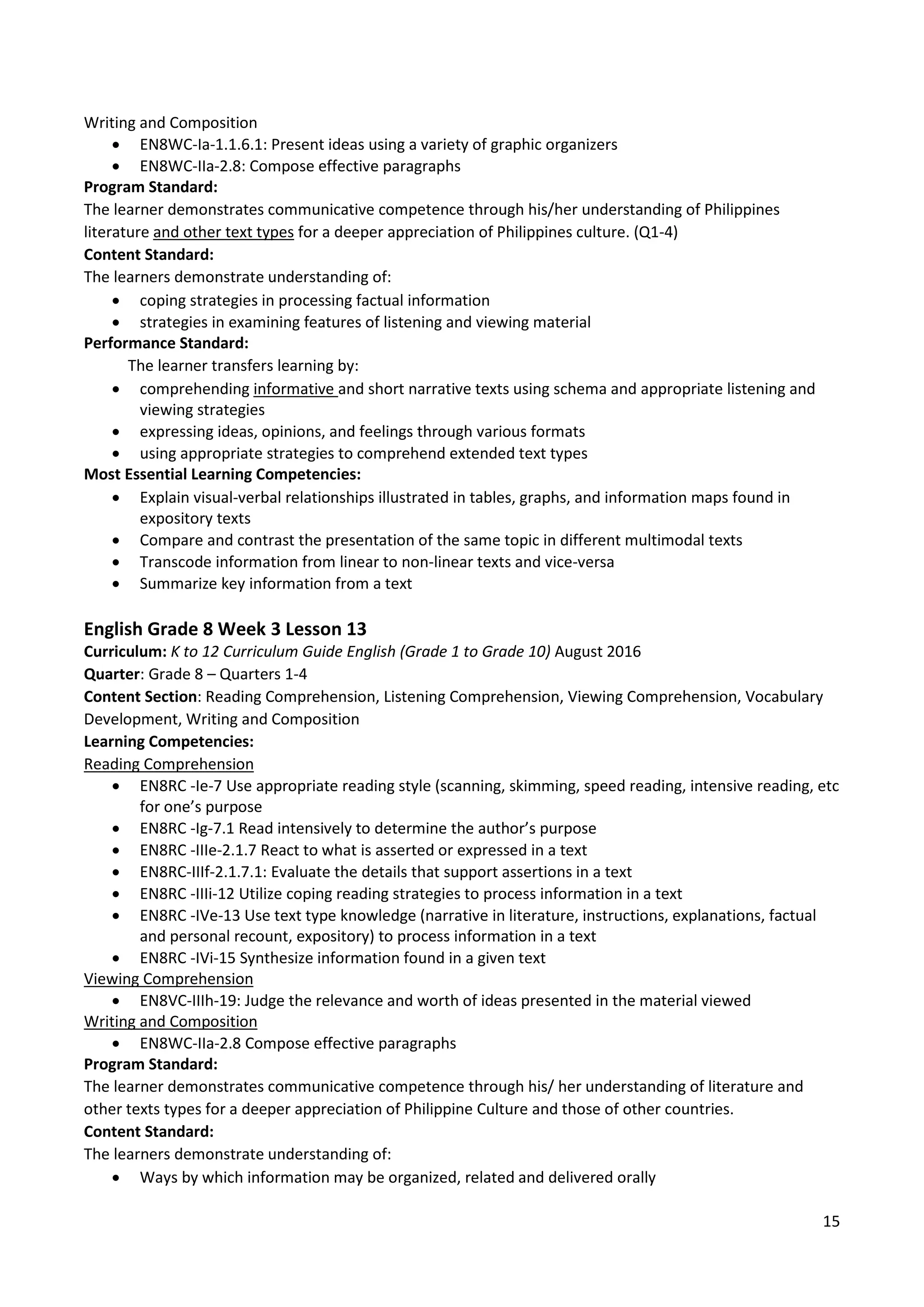 NLC23 - Grade 8 Consolidation English Notes to Teachers - Final.pdf