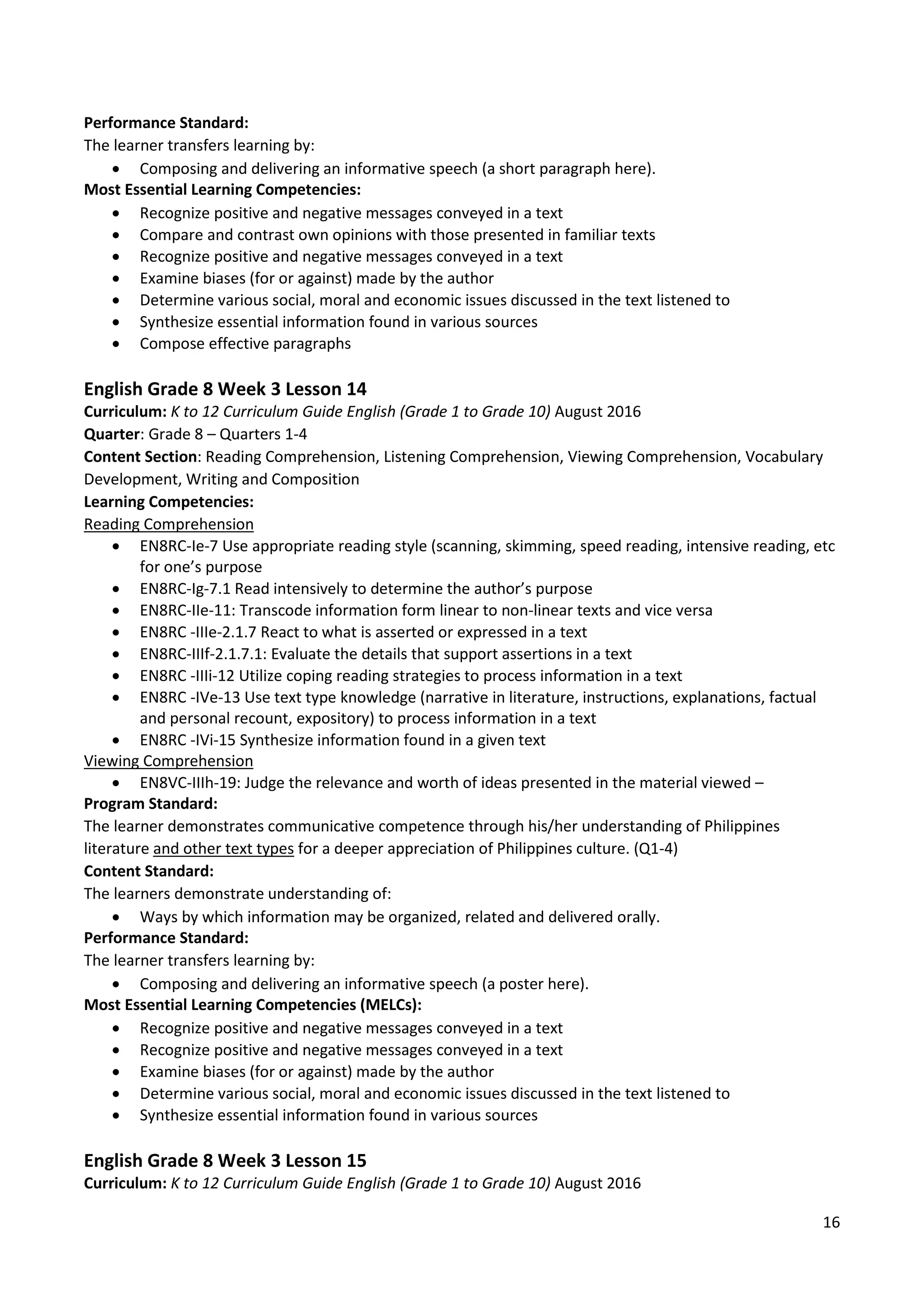 NLC23 - Grade 8 Consolidation English Notes to Teachers - Final.pdf