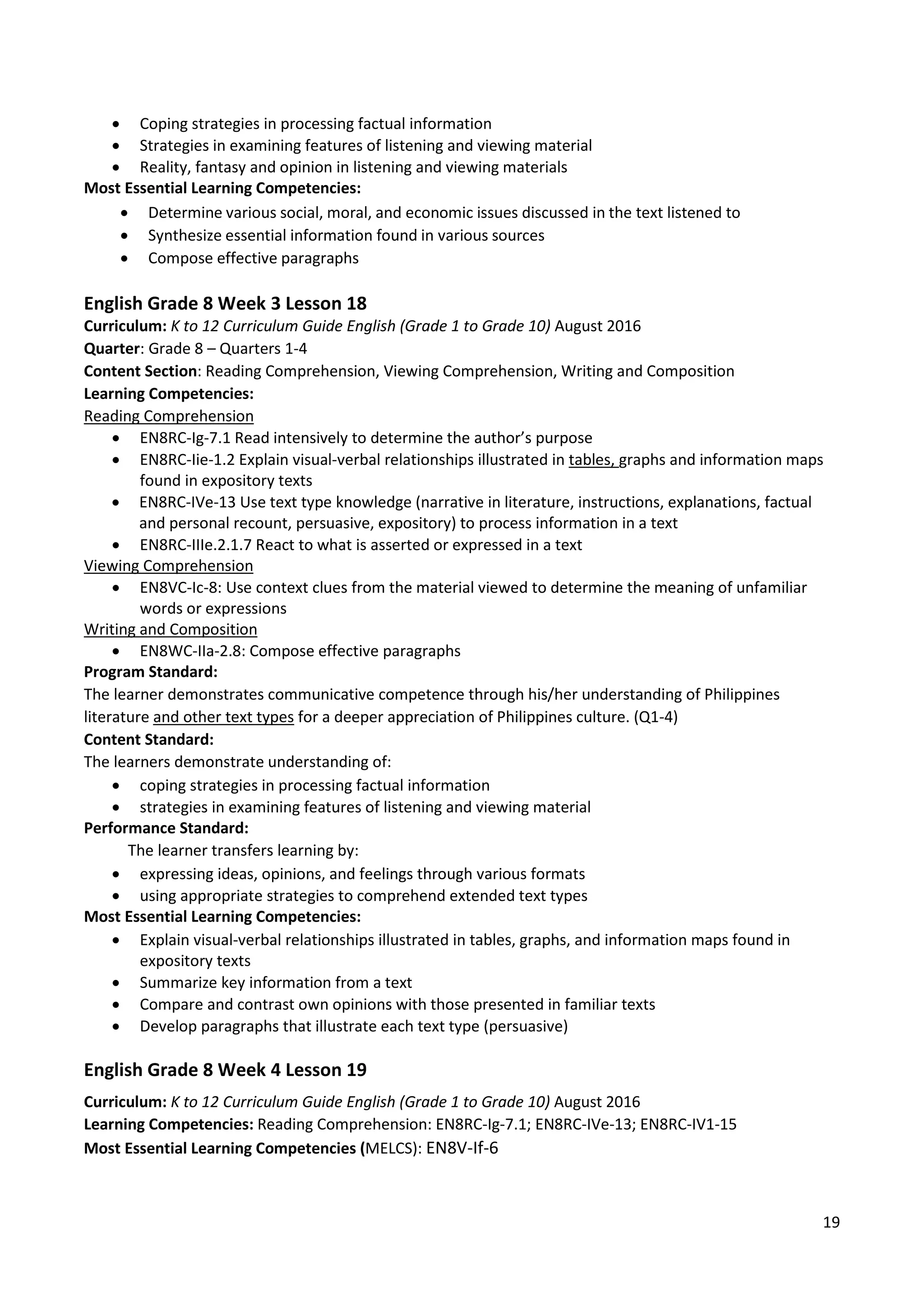 NLC23 - Grade 8 Consolidation English Notes to Teachers - Final.pdf