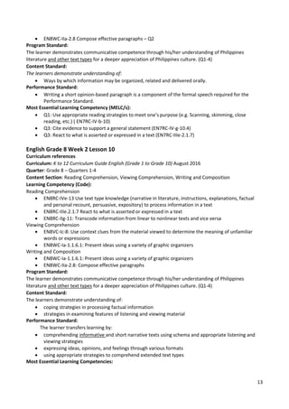 NLC23 - Grade 8 Consolidation English Notes to Teachers - Final.pdf