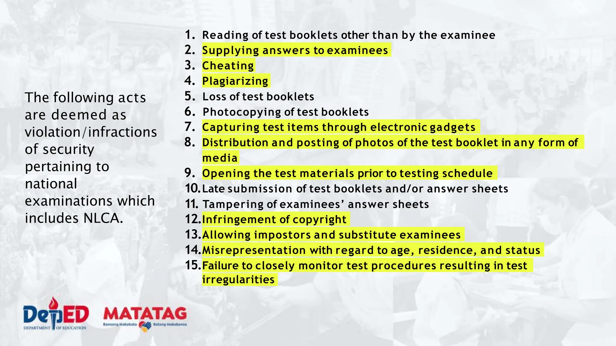 NLCA_ORIENTATION_2024 for Pretest and Posttest | PPTX
