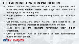 NLCA_ORIENTATION_2024 for Pretest and Posttest | PPTX