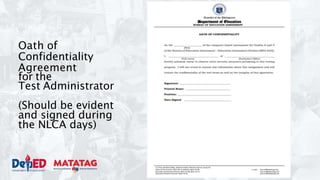 NLCA_ORIENTATION_2024 for Pretest and Posttest | PPTX