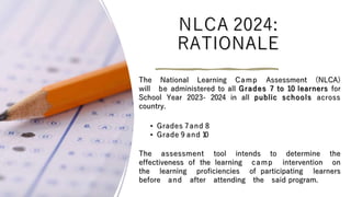 NLCA_ORIENTATION_2024 for Pretest and Posttest | PPTX