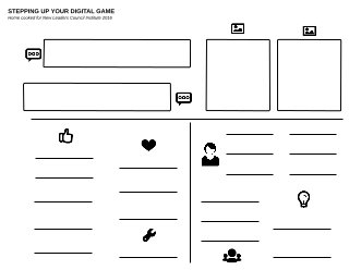 Stepping Up Your Digital Game Activity Handout