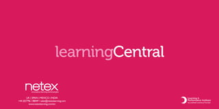 Netex learningCentral | A LMS to manage all your corporate training [EN] | PPT