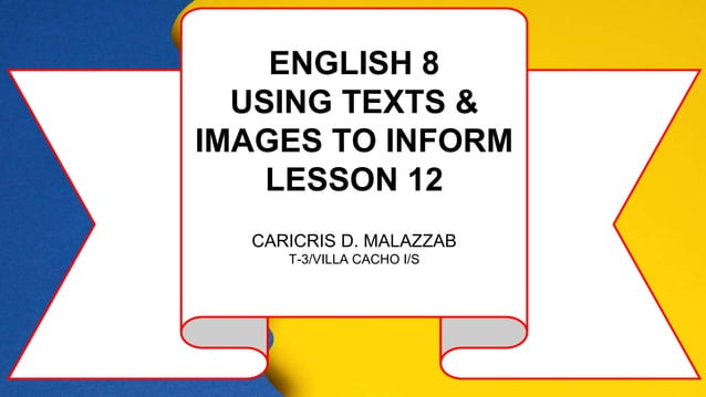 NLC GRADE 8 LESSON 12.pptx | Chemistry | Science