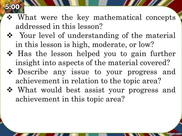 NATIONAL LEARNING CAMP GRADE 8 MATH-LESSON 20.pptx | Programming ...