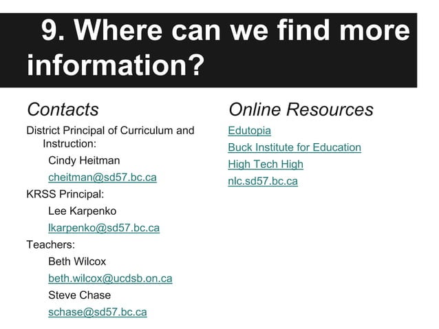 NLC introduction for parents and community | PPT