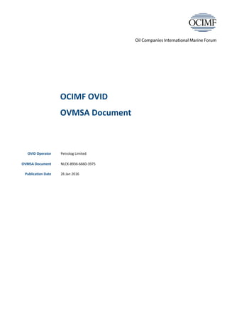 OCIMF OVID | PDF
