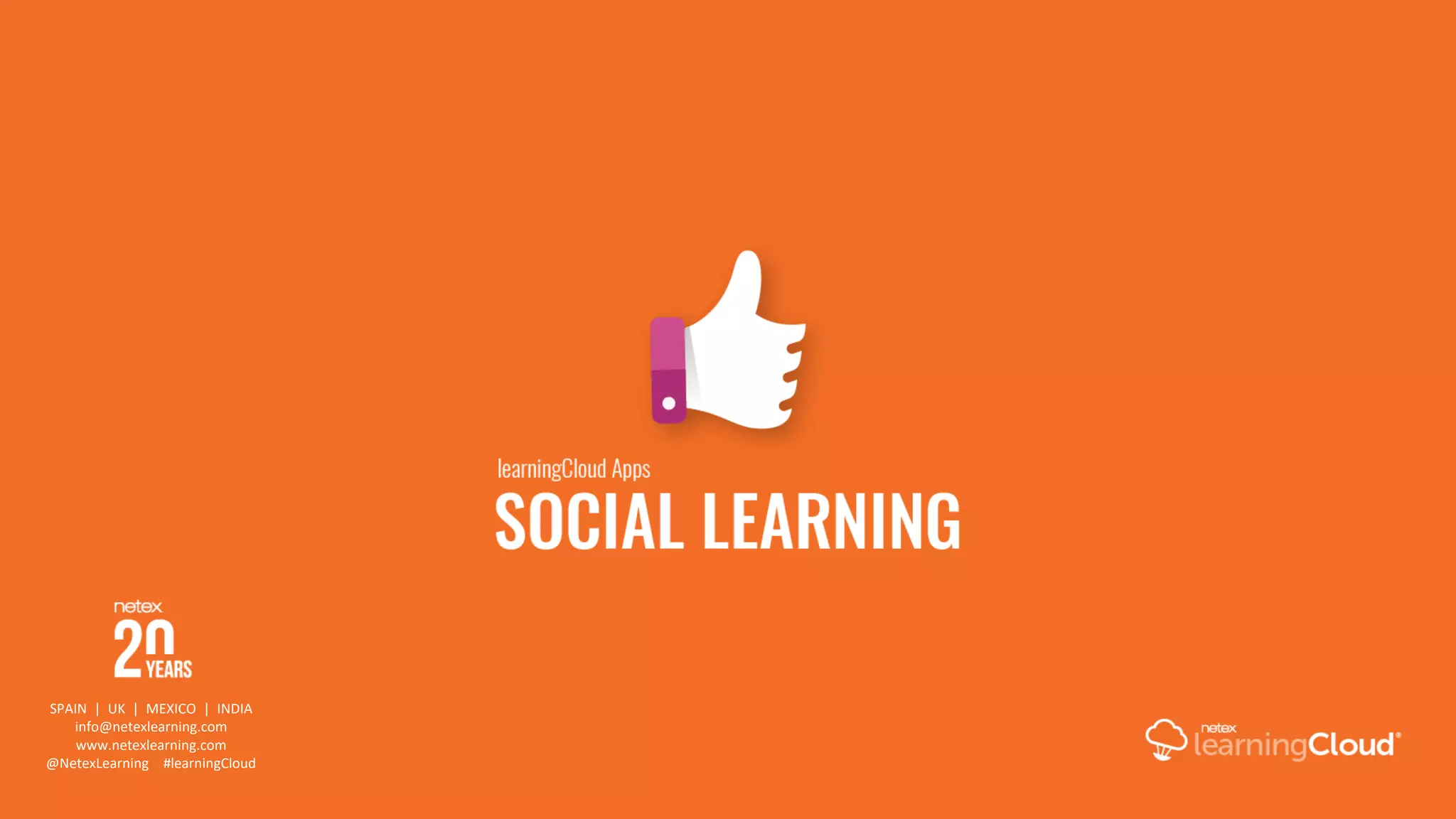 Netex learningCloud | Social Learning [EN] | PPT