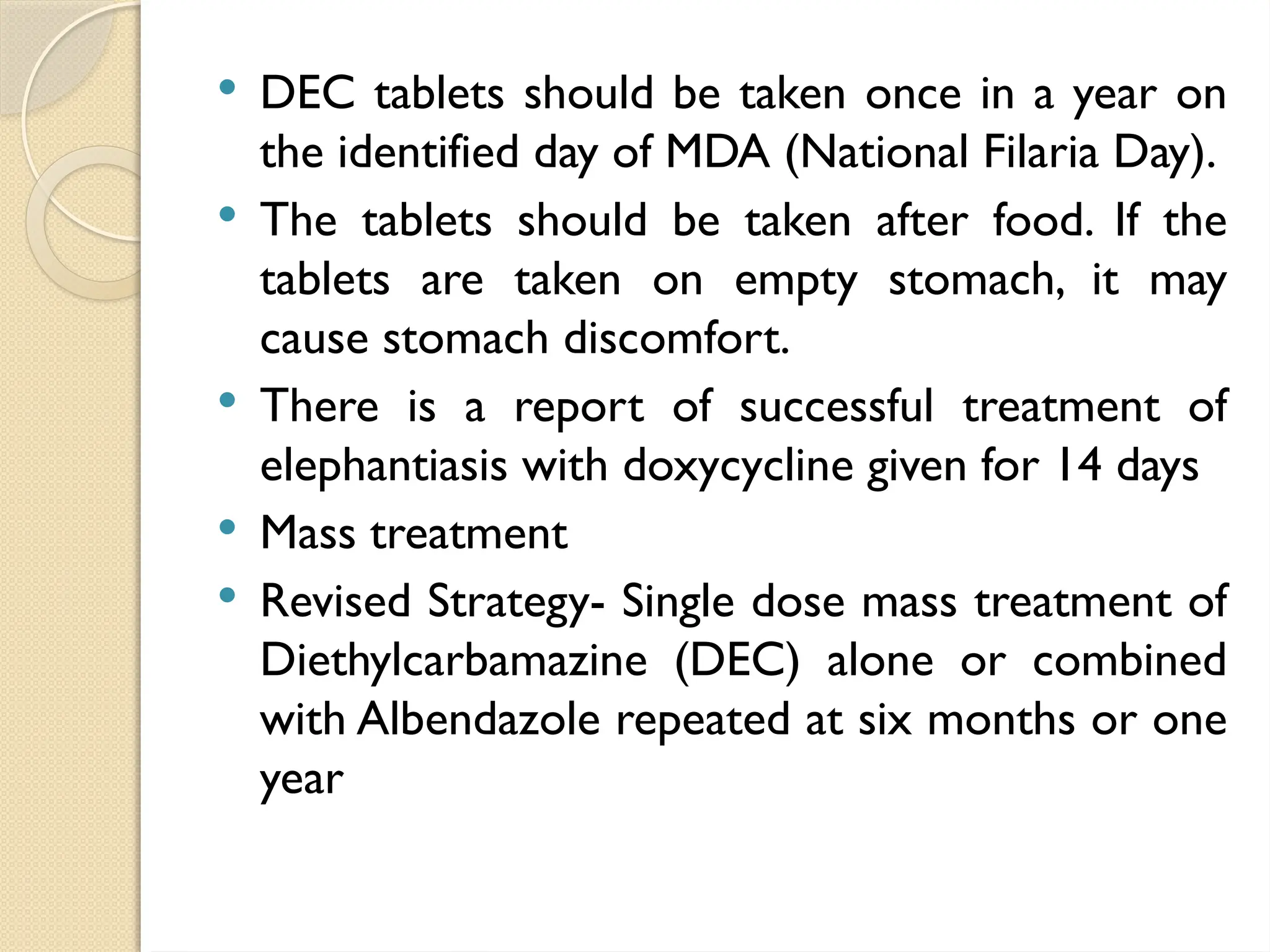 national filariasis control programme ppt | PPTX