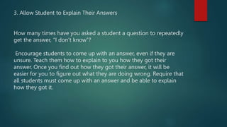 Strategies to Address Needs of Struggling Students | PPTX