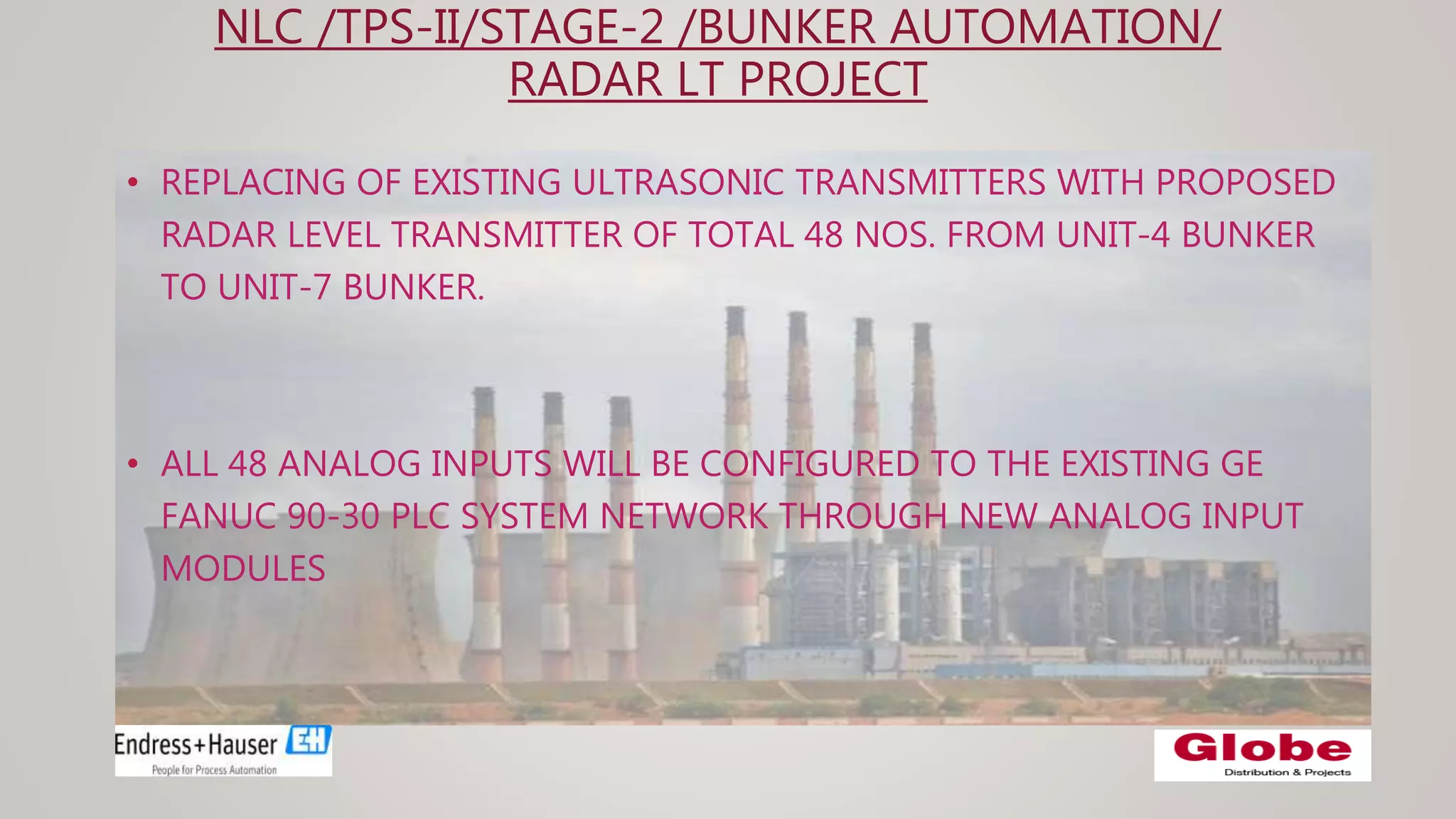 Bunker Level monitoring - Thermal power Plant | PPTX