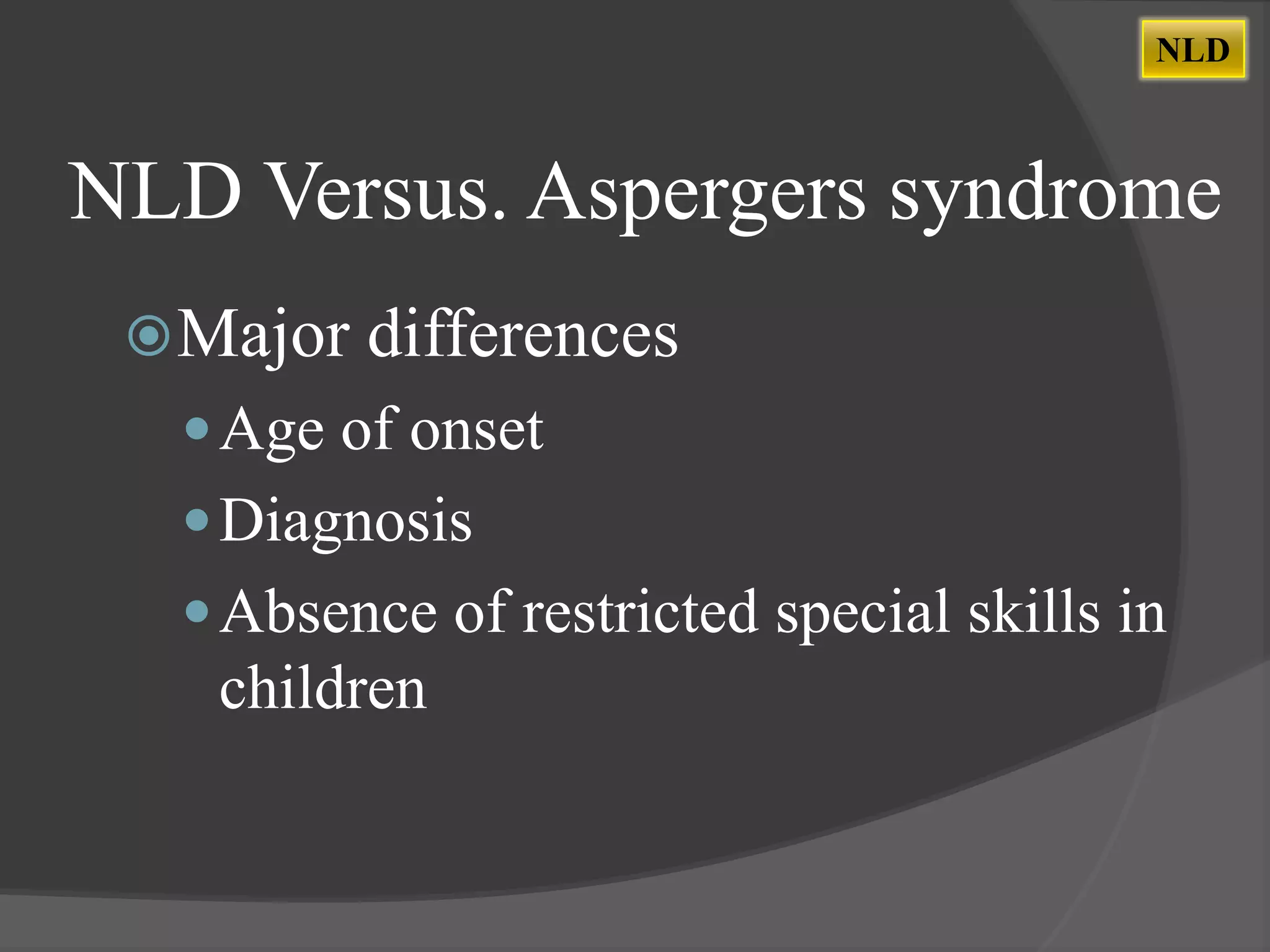 Nonverbal Learning Disability | PPTX