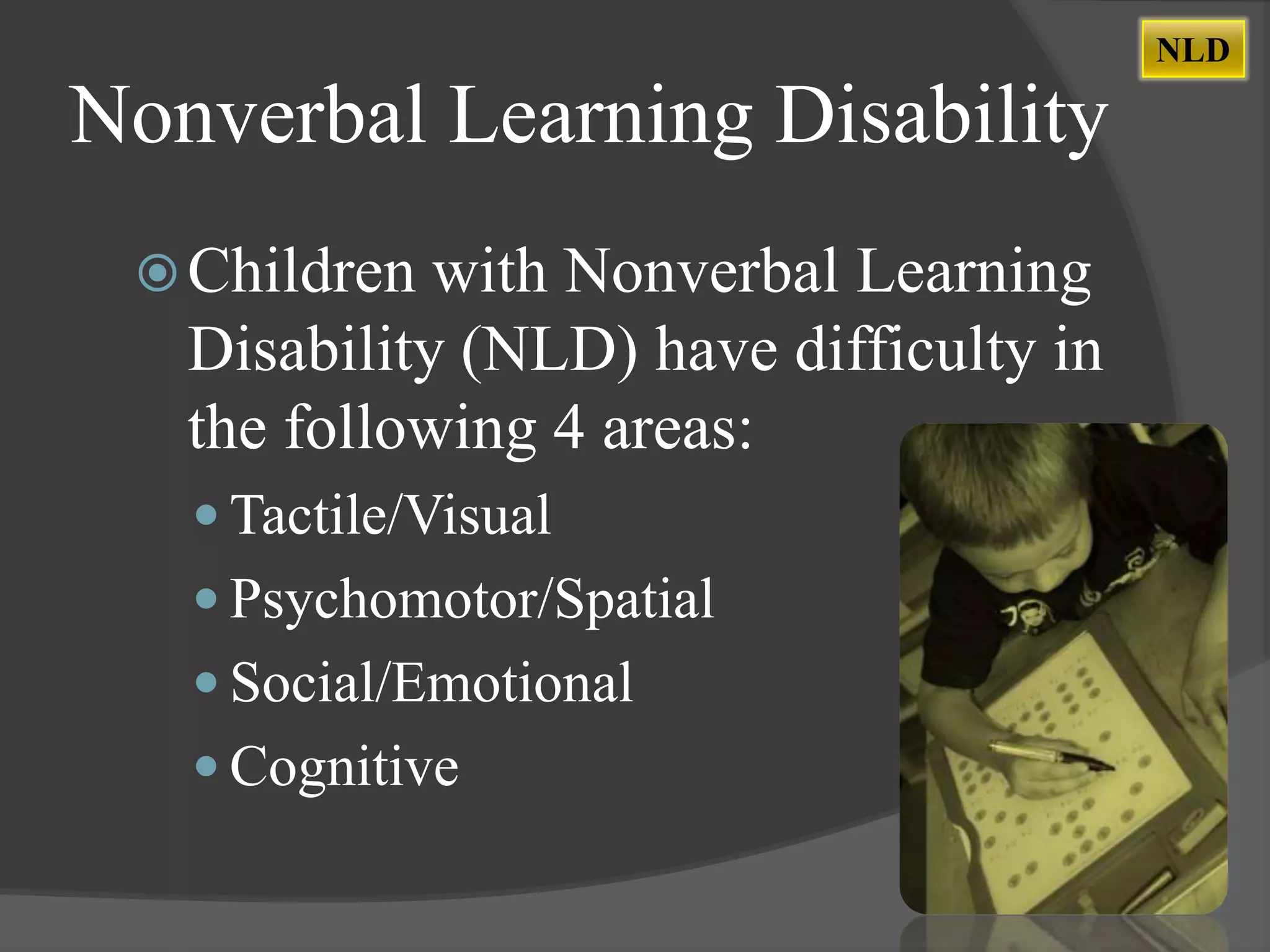 Nonverbal Learning Disability | PPTX