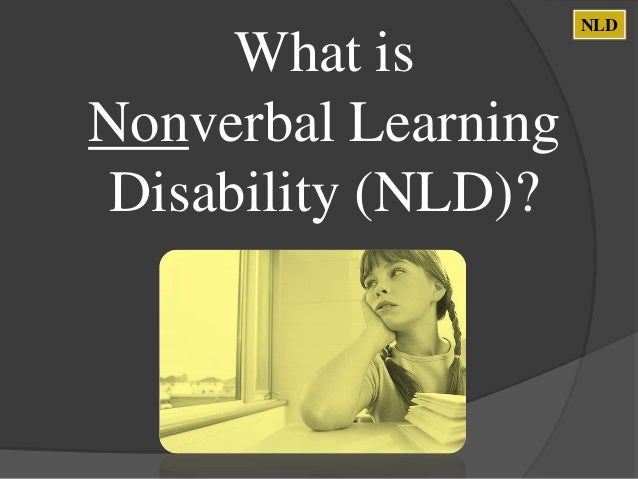 Nonverbal Learning Disability