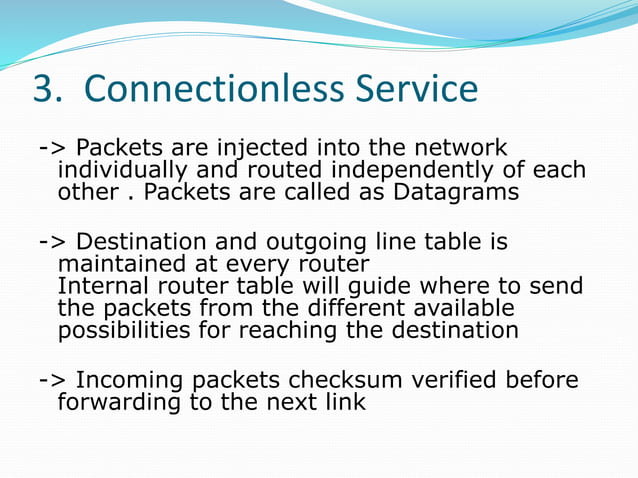 Network Layer design Issues.pptx | Computer Networking | Computing
