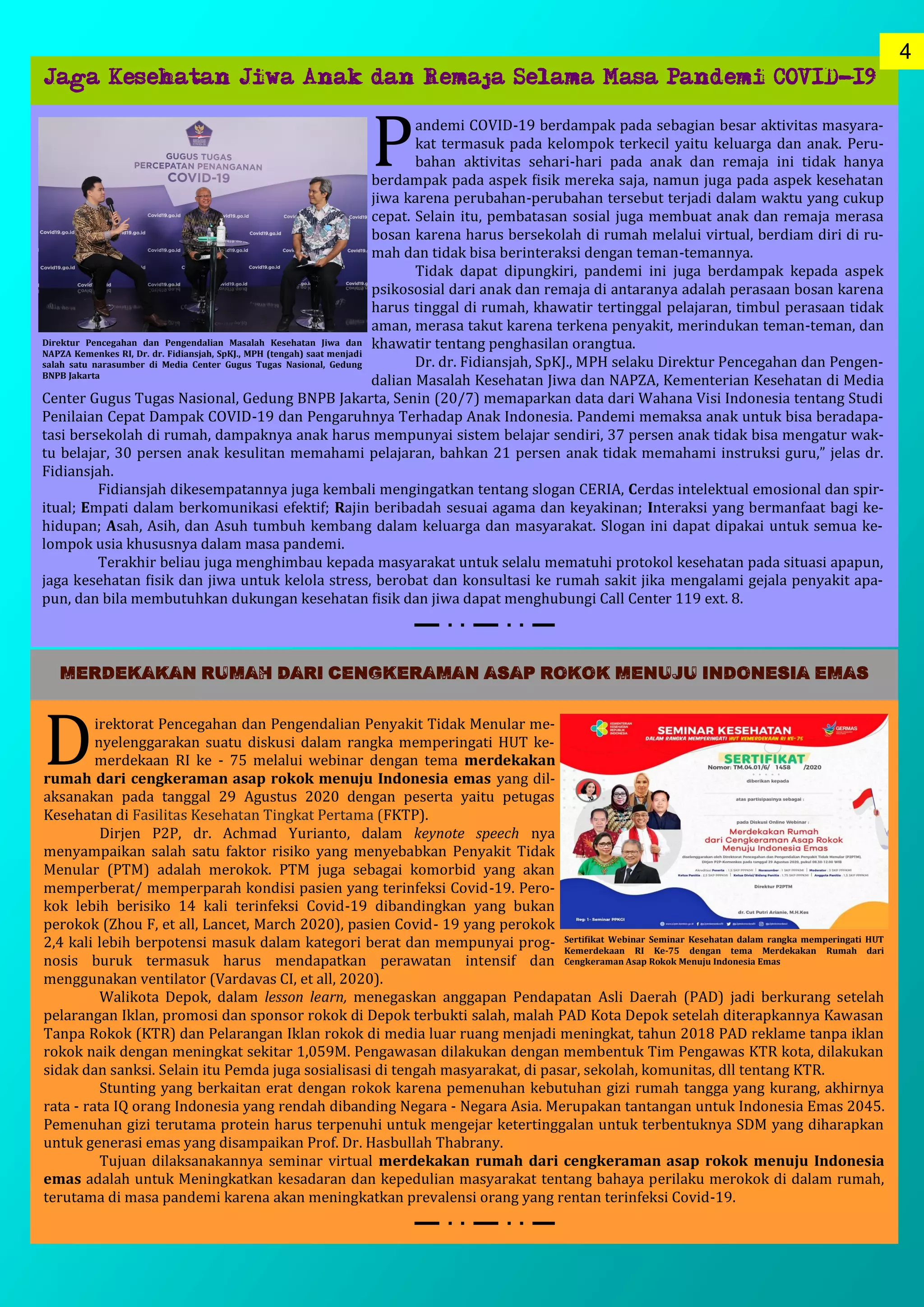 Newletter DItjen P2P Edisi II Tahun 2020 | PDF