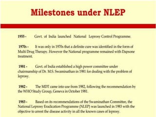 Lessons learnt from NLEP | PPT