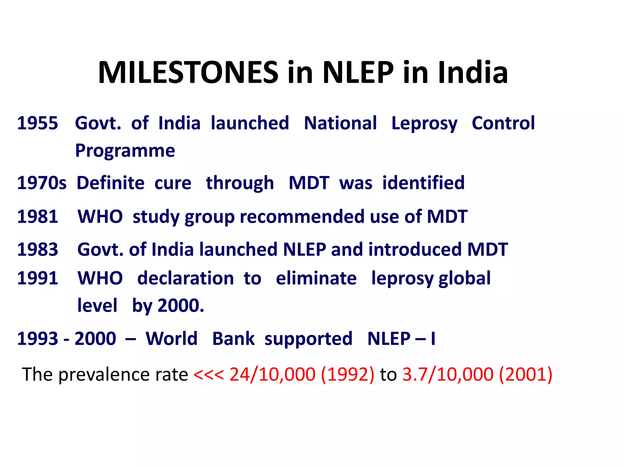 National Leprosy Eradication Programme | PPTX