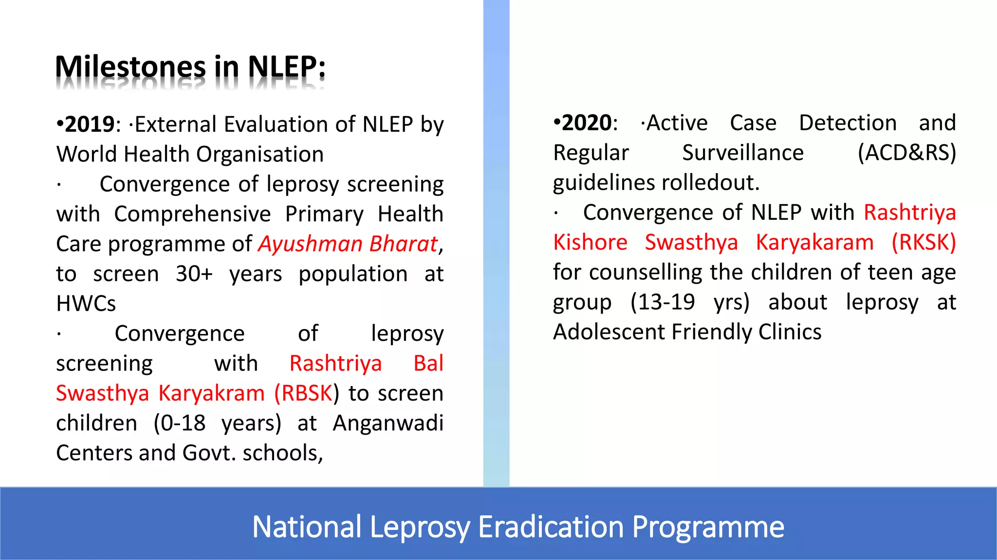 National Leprosy Eradication Programme (NLEP) | PPTX