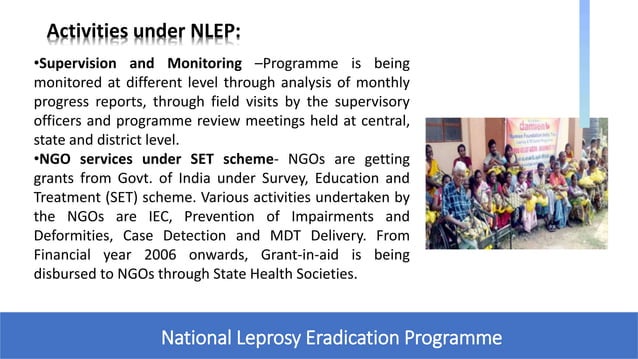 National Leprosy Eradication Programme (NLEP) | PPTX