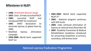 National Leprosy Eradication Programme (NLEP) | PPTX