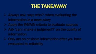 News Literacy, Spring 2024: Week 7 Lecture | PPT