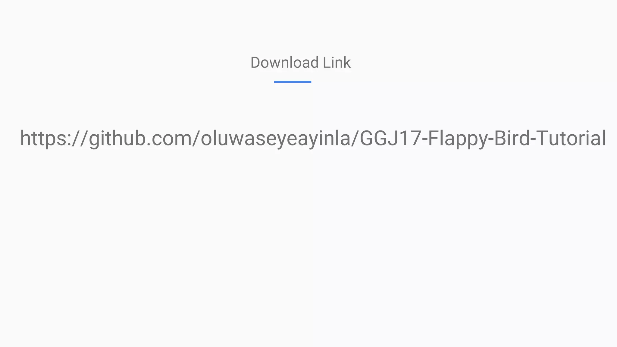 Flappy Bird Tutorial | PPTX