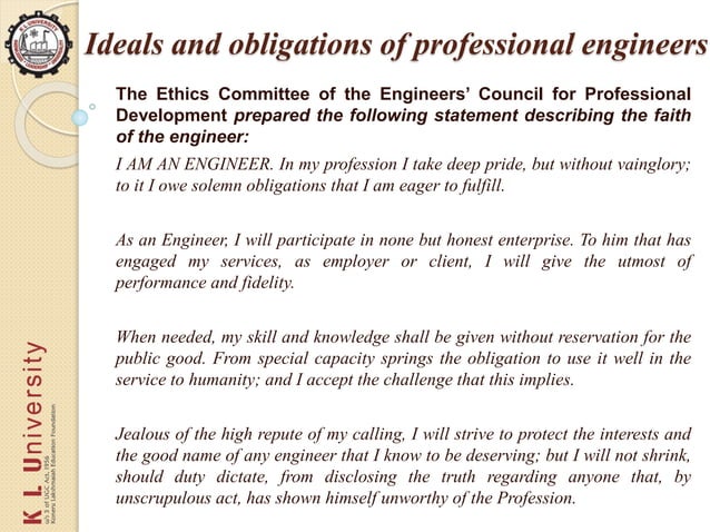 Professionalism and Professional Practices | PPTX | Civil Engineering ...