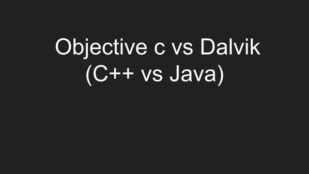 Android vs ios System Architecture in OS perspective | PPTX
