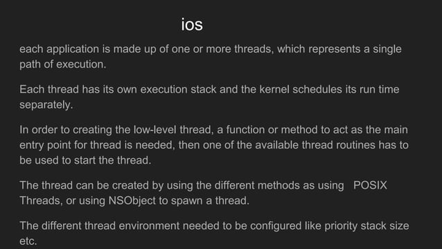 Android vs ios System Architecture in OS perspective | PPTX