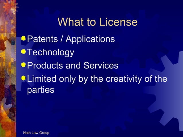 NLG Licensing CLE | PPT