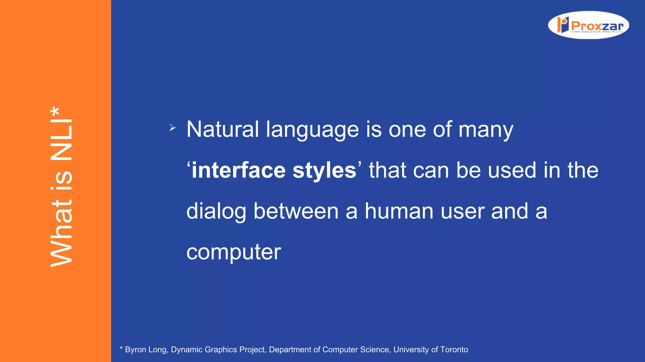 Natural Language Interface: Advantages & Dis-Advantages | PDF